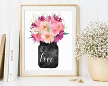 Popular items for hello love sign on Etsy