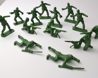 Vintage Toy Army Men Toy Army Vehicles 1960s by LittleShopBigWorld