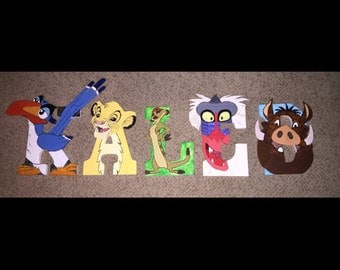 Lion king letters | Etsy