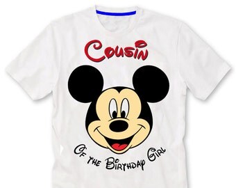 Mickey cousin shirt | Etsy