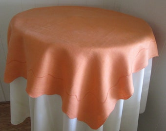 Scalloped tablecloth | Etsy