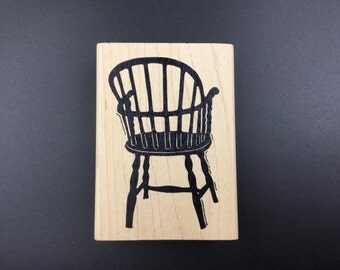 Vintage chair stamp | Etsy