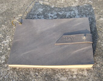 Sketchbook / Leather Sketchbook / Drawing Book / by LuckGifts