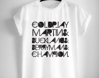 Coldplay shirt | Etsy