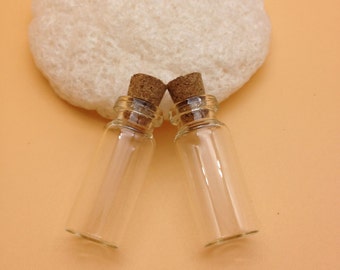 100 1ml Bitty Bottles. Empty Glass Vials. Glass Bottles.