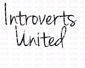 Introvert svg | Etsy