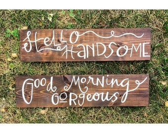 Hello love sign | Etsy