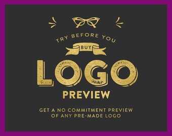 Preview Premade Logo Design Try before you buy it Logo