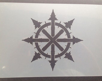 Chaos Patch Black Large for Back Patch or Bag anarchy