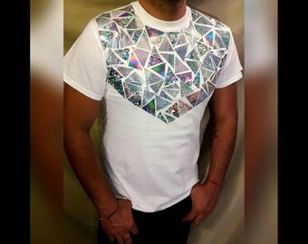 Holographic shirt | Etsy