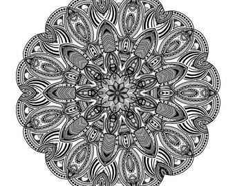 Items similar to Sunshine Mandala PDF crochet pattern (downloadable) on ...