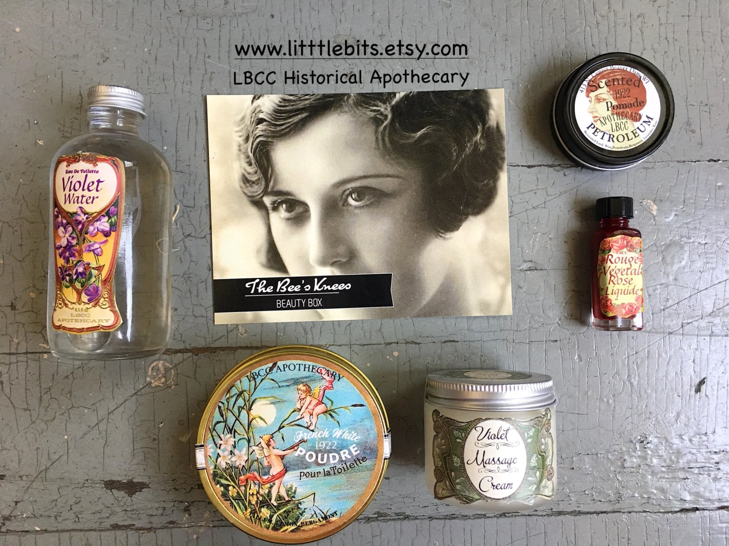 1922 Historical Cosmetic Beauty Boxed Set