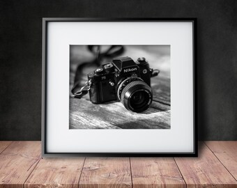 Vintage camera print | Etsy