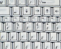 Unique keyboard fabric related items | Etsy