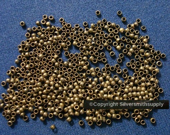 100 Silver plated metal 3mm smooth round by Artistrywithbeads