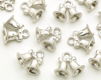 Tiny bell charm | Etsy