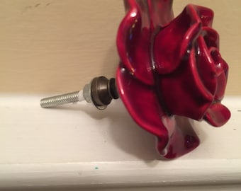 Flower drawer knob | Etsy
