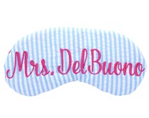 Popular items for monogram sleep mask on Etsy