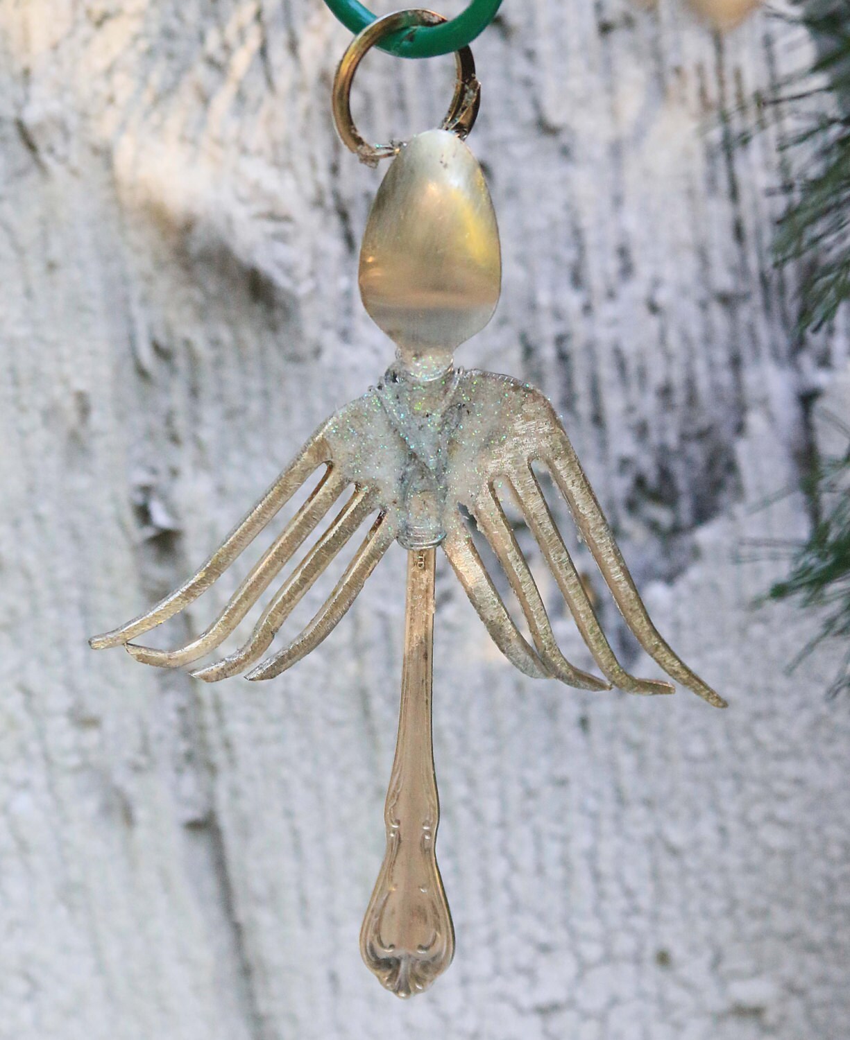 This is the angel of knives. It is a giant statue made up of 100,000 ...