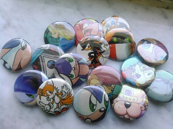 Items similar to Grab Bag Sonic the Hedgehog Pins! on Etsy