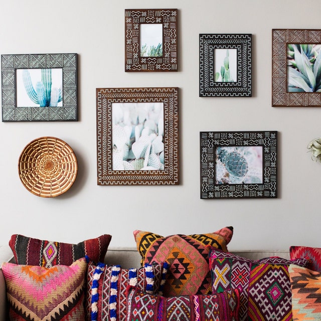 Bohemian Decor Rustic Picture Frames Frame Sets by AlyseStudios