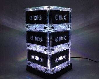 Unique Lighting Multi-color LED Cassette Mixtape by BreakTheRecord