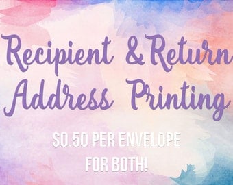 Recipient address | Etsy