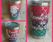 Glitter Dipped Yeti Cups Reclaimed Hearts & by TornadoAlleyDesign