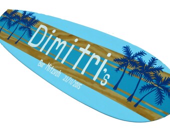 Items similar to 1ft tall surf surfboard table numbers party ...