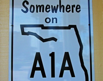 Florida a1a sign | Etsy