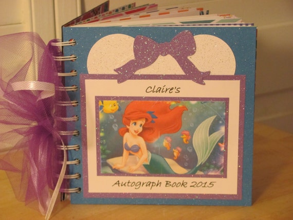 Disney Autograph Book Ariel from the Little Mermaid Album