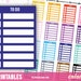 HAPPY PLANNER INSERTS Erin Condren Vertical Layout and Size
