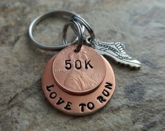 Runner keychain | Etsy