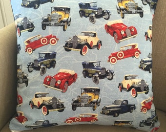 Vintage car pillow | Etsy