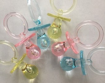 Pink pacifier | Etsy