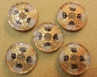 Mandala button | Etsy