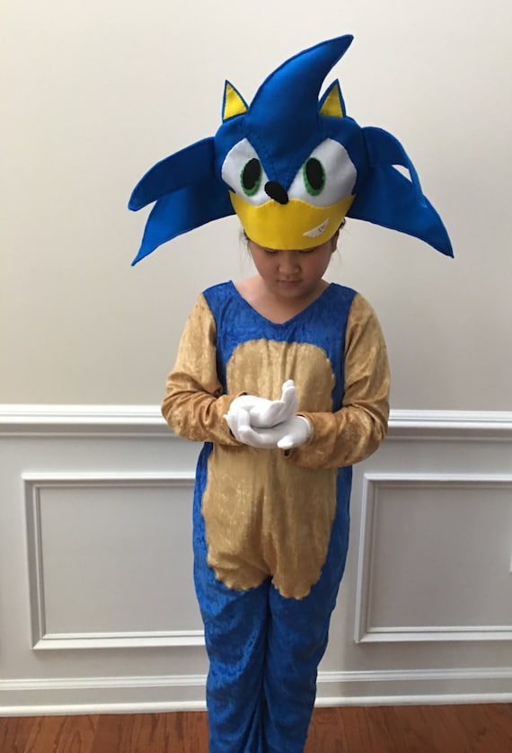 Sonic the hedgehog costume.
