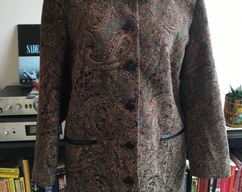 Paisley coat | Etsy