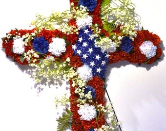 Cemetery wreath | Etsy