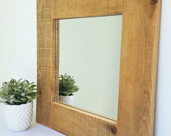 Unique rustic mirror related items | Etsy