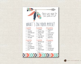 Whale Nursery Rhyme Quiz Baby Shower Game by OakCityPaperCompany