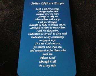 Unique police prayer related items | Etsy
