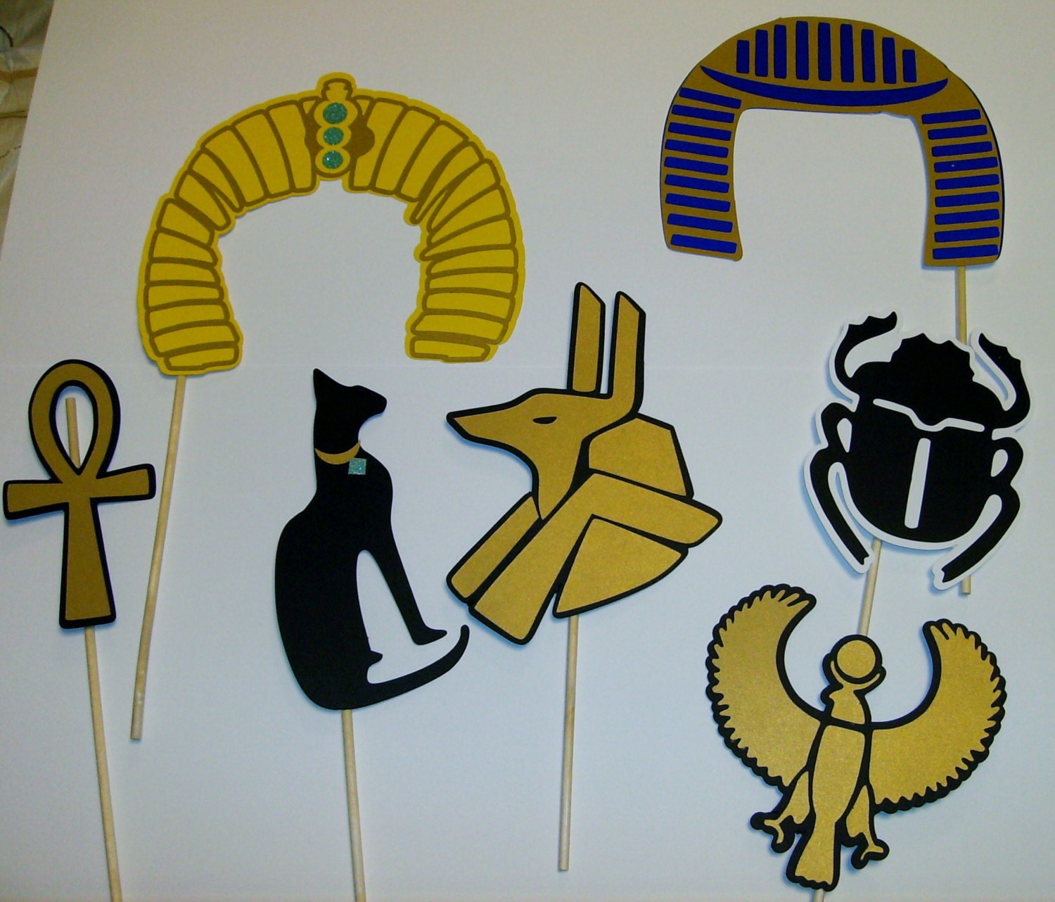 Egyptian Photo Booth Props / Egyptian symbols / Walk like an