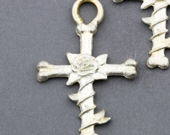 Rose vine cross | Etsy