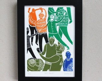 Hannah Forward Linocut Woodcut Relief Prints by HannahForwardArt