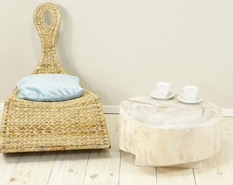 wooden block table tree trunks set timber wood table