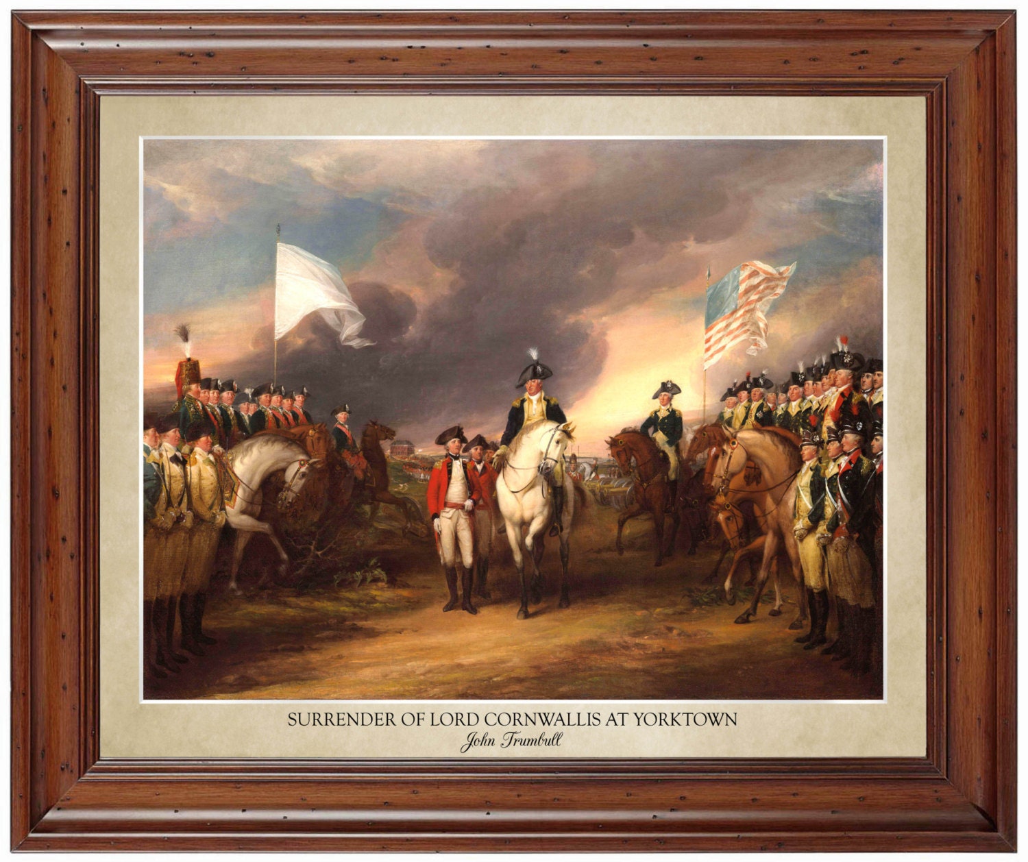 Surrender of Lord Cornwallis at Yorktown by John Trumbull