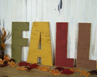 Wooden fall decor | Etsy