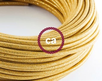 Canvas Linen Twisted Cloth Covered Wire by IronLumberandLight