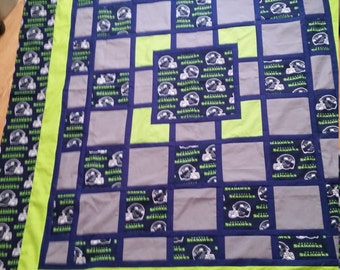 Unique seahawks quilt related items | Etsy